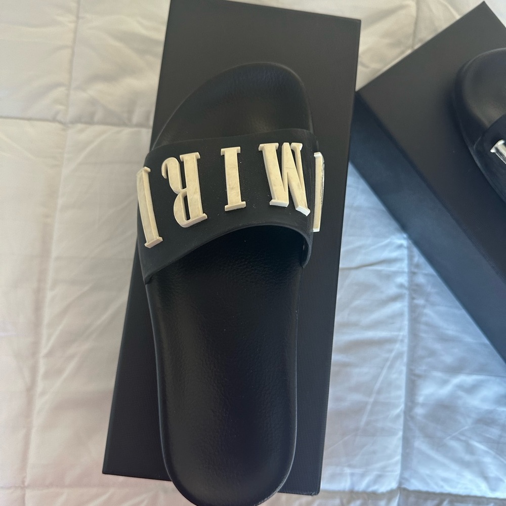 Amiri Logo Pool Slide - Gem